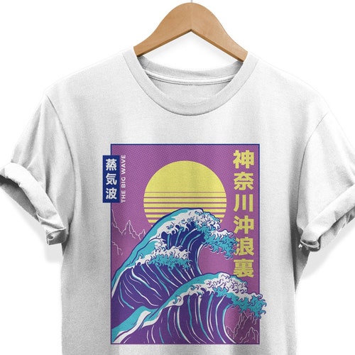 Lofi Aesthetic Shirt Synthwave Clothing Japanese Vaporwave | Etsy