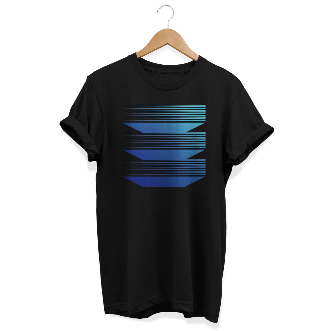 Minimalist Geometric Shapes T-shirt, Abstract Modern Art Graphic Tee ...