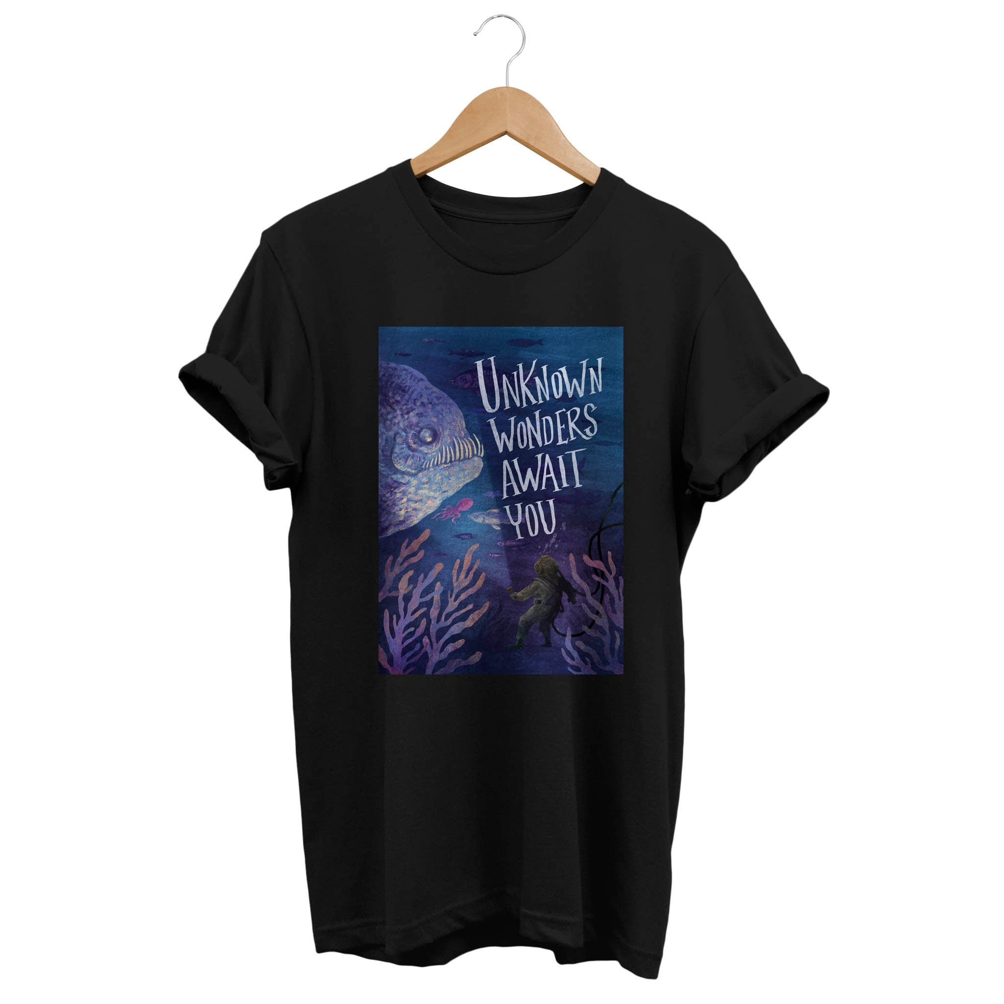 Abyssal Monster T-shirt, Grunge Clothing, Alternative Shirt, Funny ...