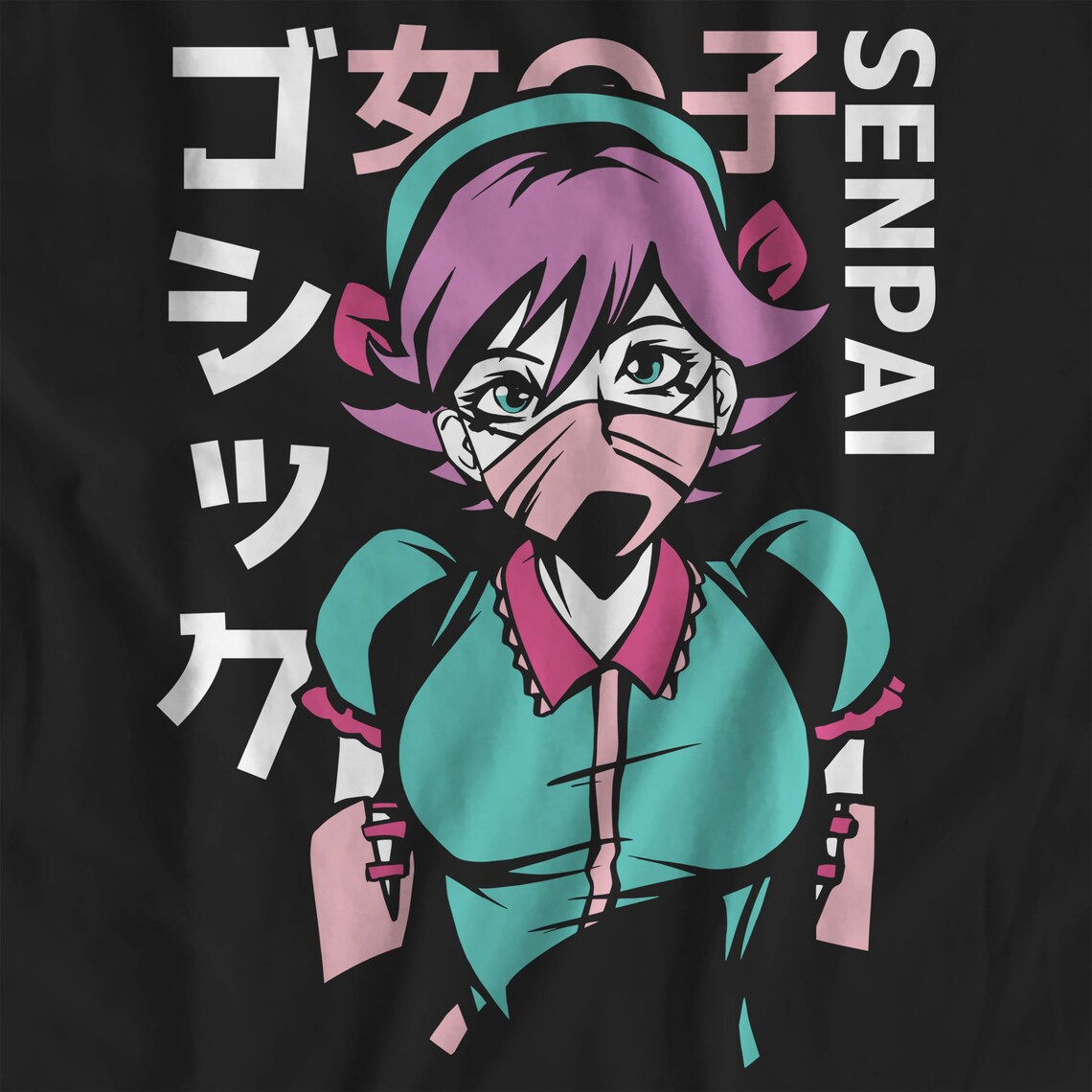 Anime Girl Shirt Senpai T-shirt Japanese Streetwear - Etsy