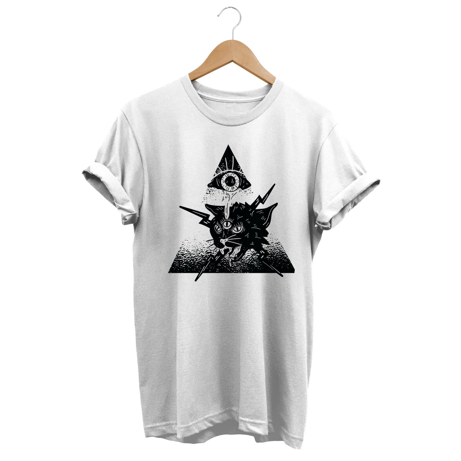 Cat Eye Occult T-shirt Gothic Shirt Dark Aesthetic Clothes - Etsy