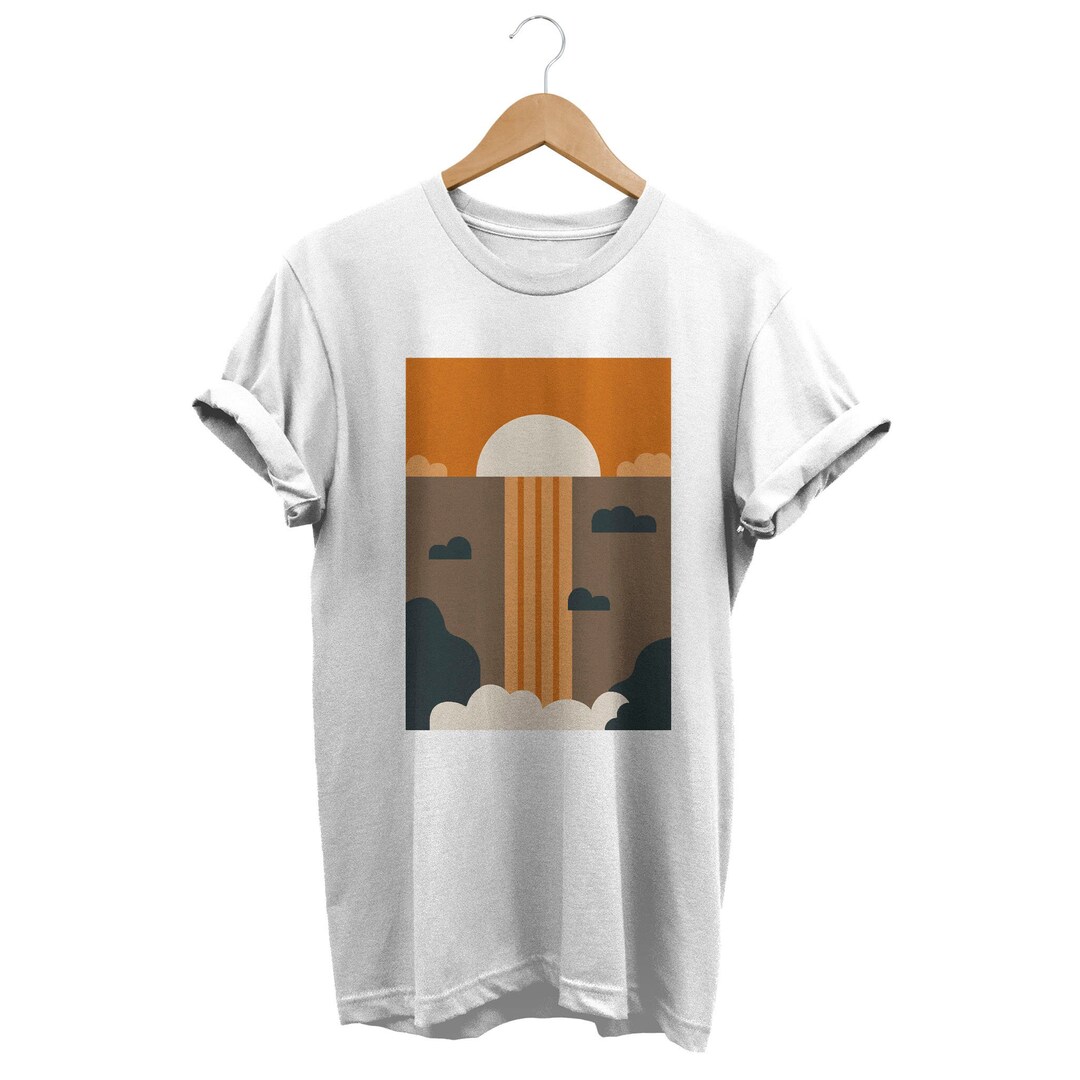 Camisa abstracta, camiseta minimalista, camiseta artística, top ...