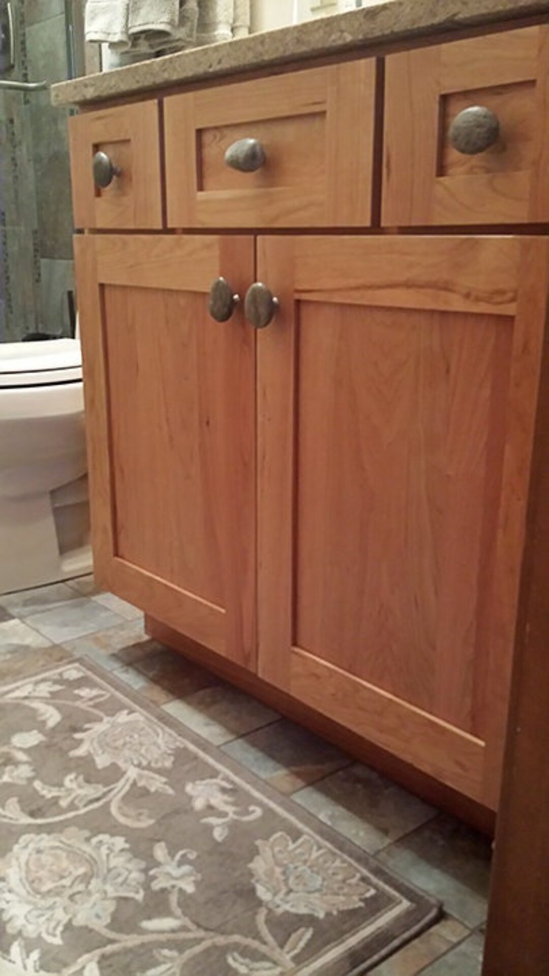 One Natural Stone and Stainless Steel Cabinet Knobs and Drawer - Etsy