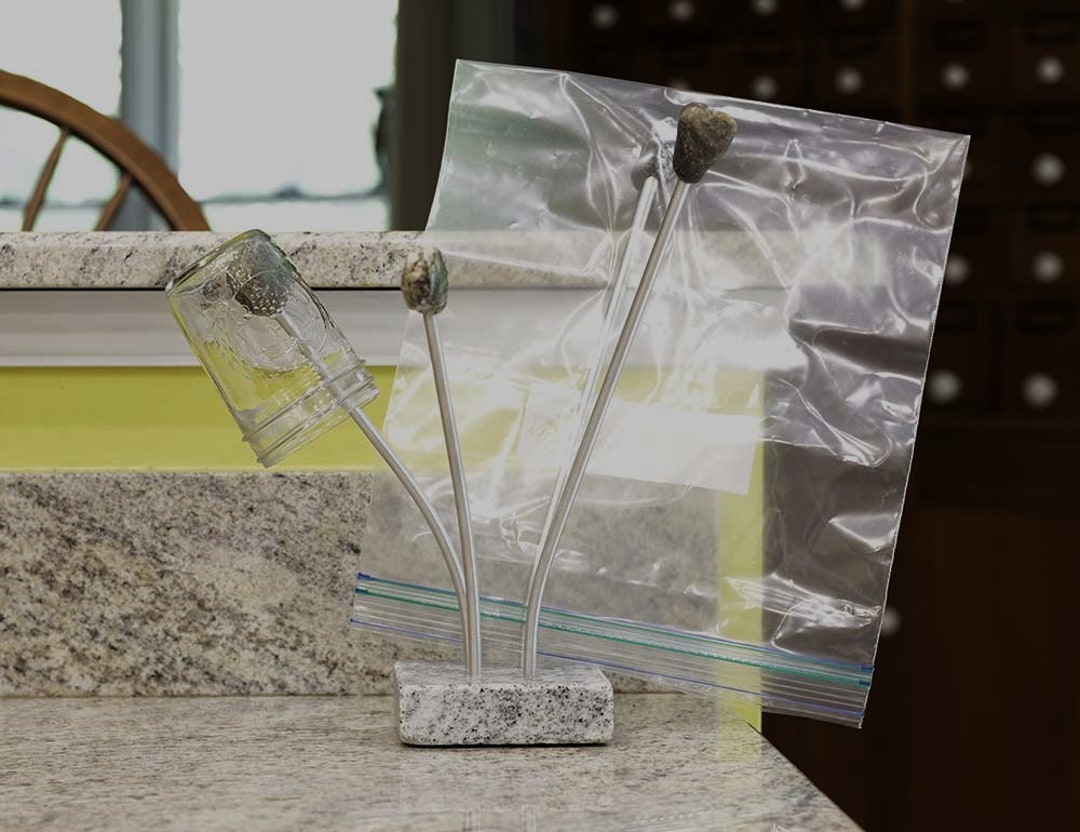 Dune Grass Bag and Bottle Drying Rack - Etsy