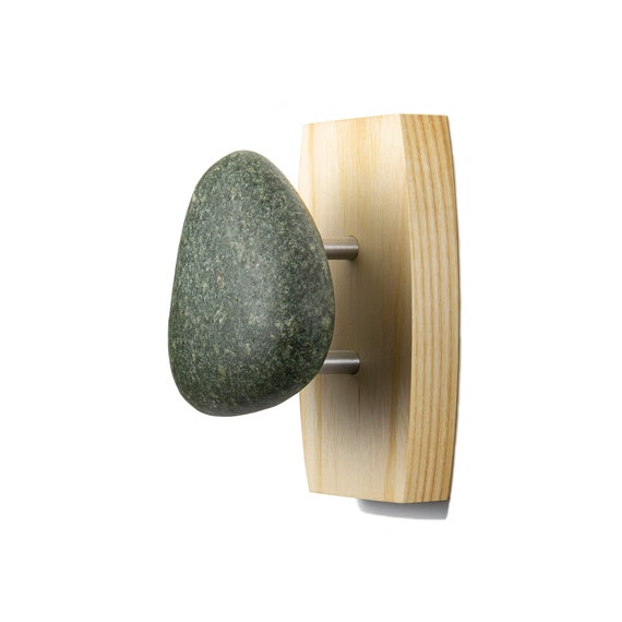 Single Natural Stone Coast Hook/towel Wall Mounted Hook on a | Etsy