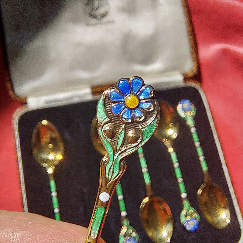 Enamel Spoons - Etsy