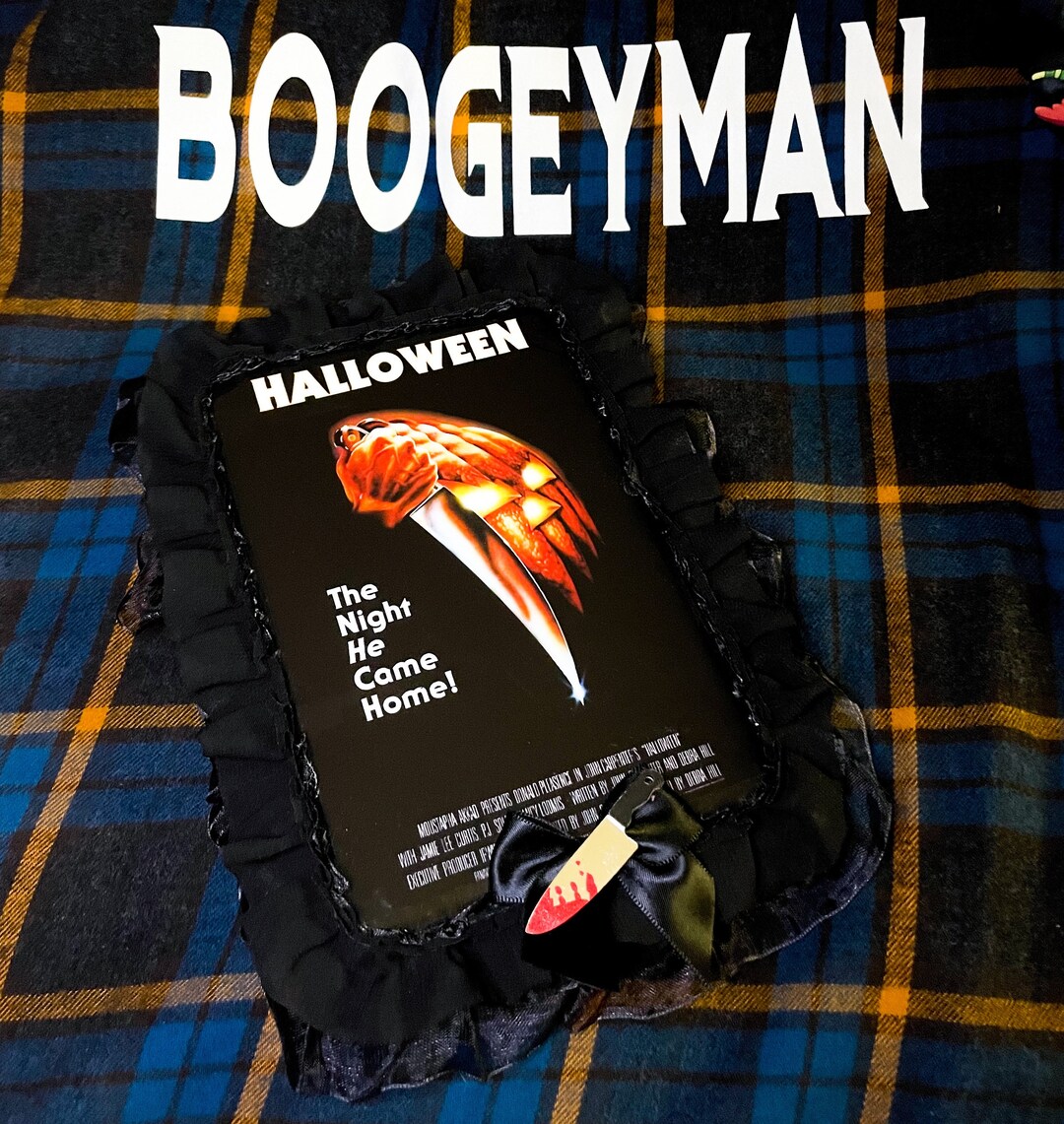 The Boogeyman Wall Art, Happy Halloween, Lightweight Wall Decor, Décor ...
