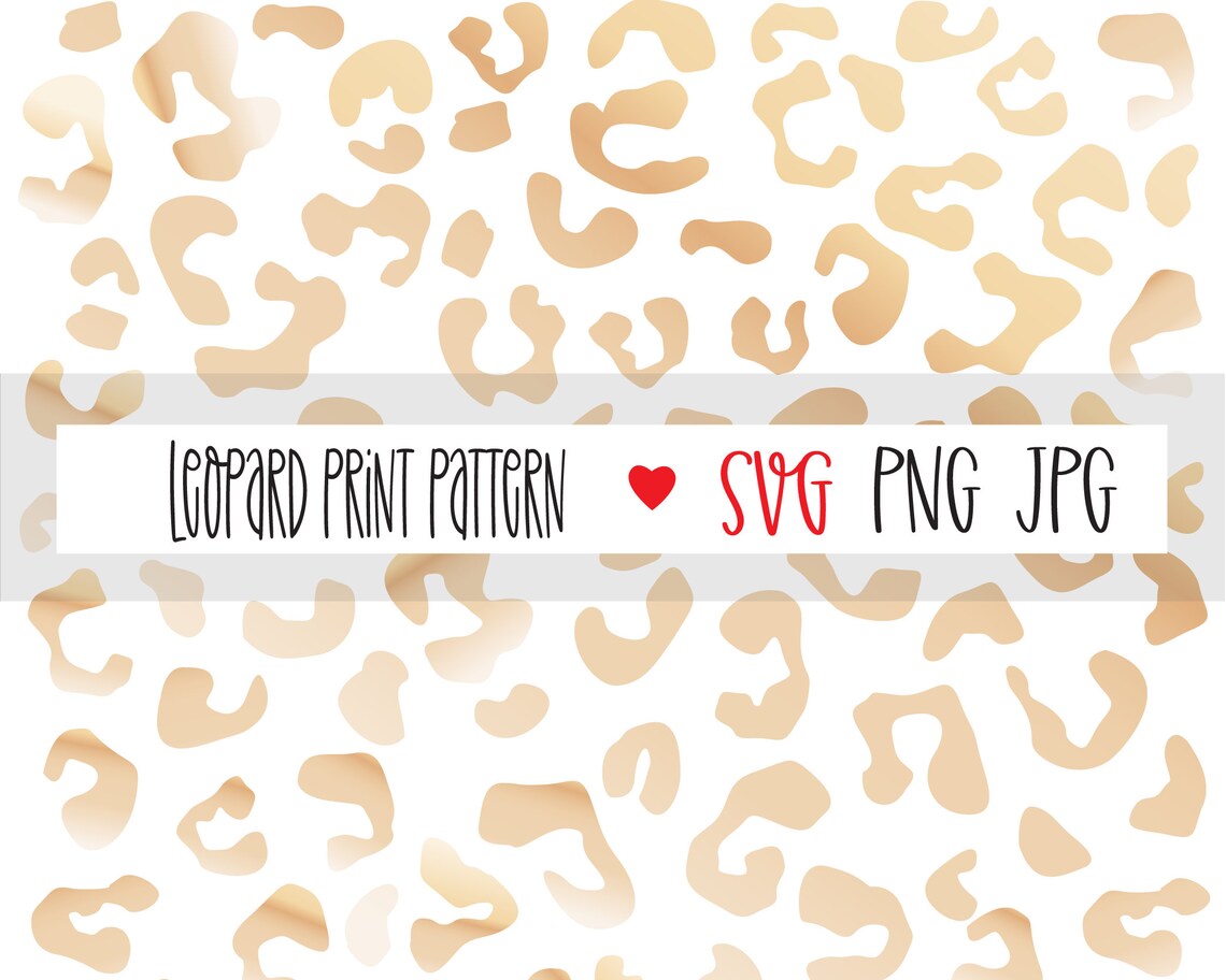 Leopard Print SVG Golden Leopard SVG Leopard Png Leopard - Etsy Canada