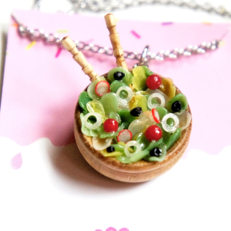 Food Necklace - Etsy