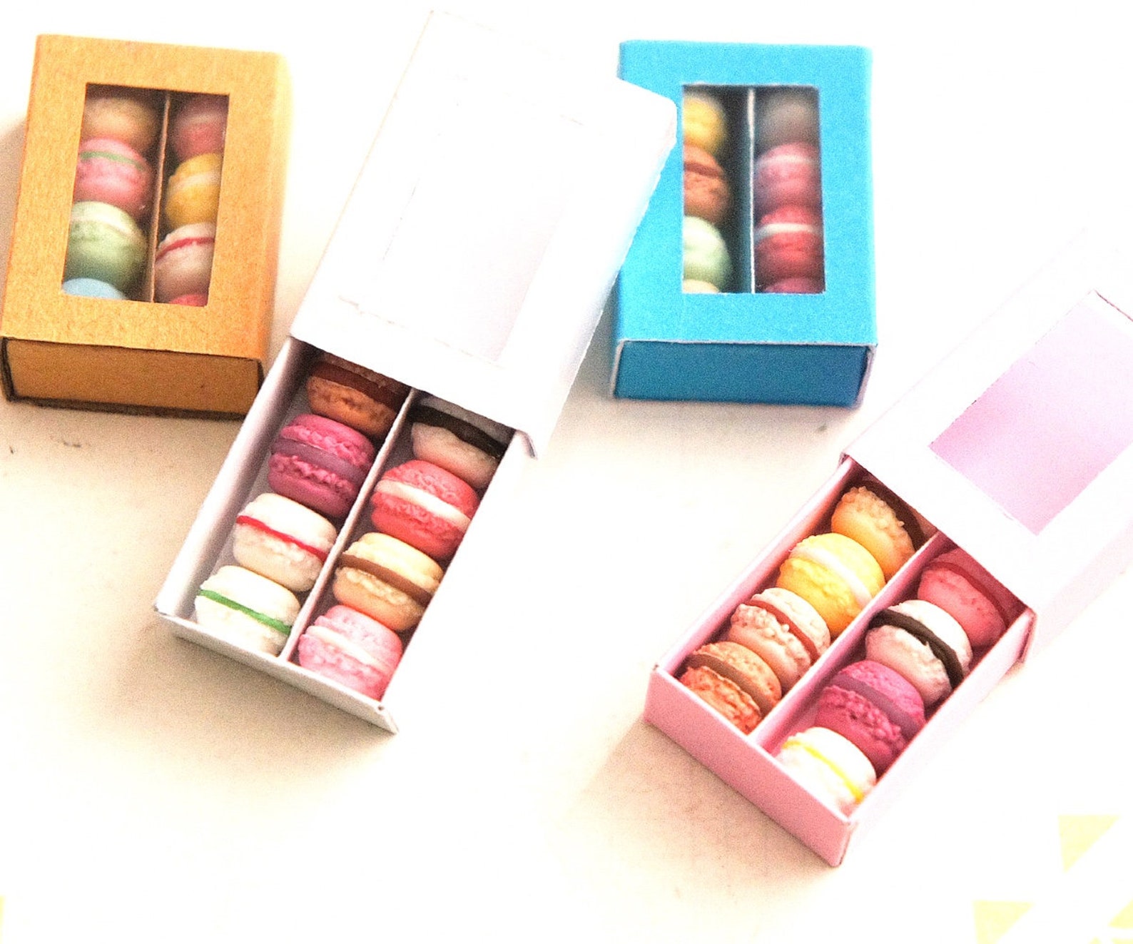 French Macaron Box Ring - Etsy