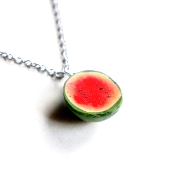 Watermelon Necklace - Etsy