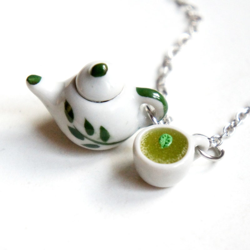 Tea Cup Necklace - Etsy
