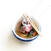 Pho Noodles Necklace- Miniature Food Jewelry, Noodle Bowl Necklace - Etsy