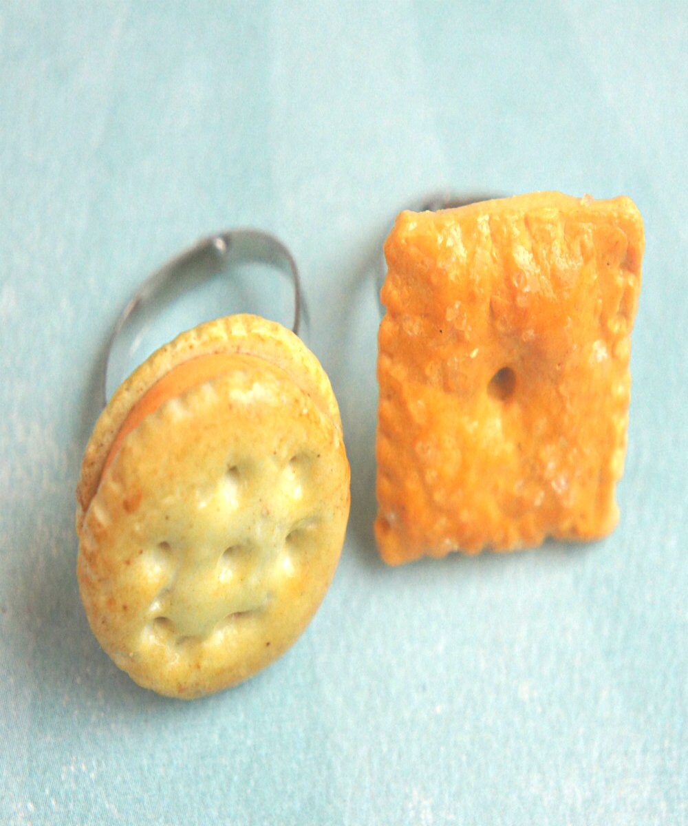 Cheese Crackers Ring Miniature Food Jewelry - Etsy