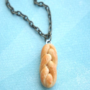 Challah Bread Necklace Miniature Food Jewelry Easter Themed - Etsy