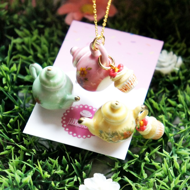 Teapot Necklace - Etsy