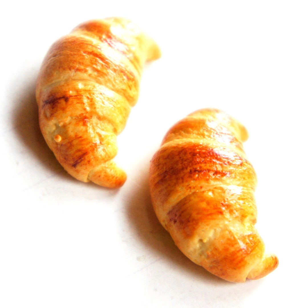 Handmade Croissant Magnet: Polymer Clay Food Decor - Etsy