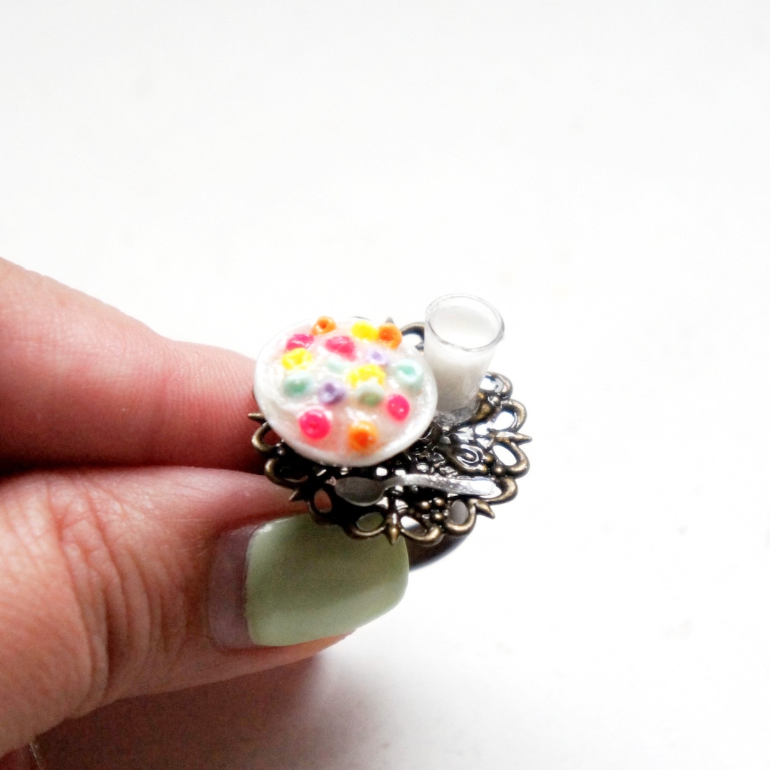 Fruit Cereals and Milk Ring - Etsy