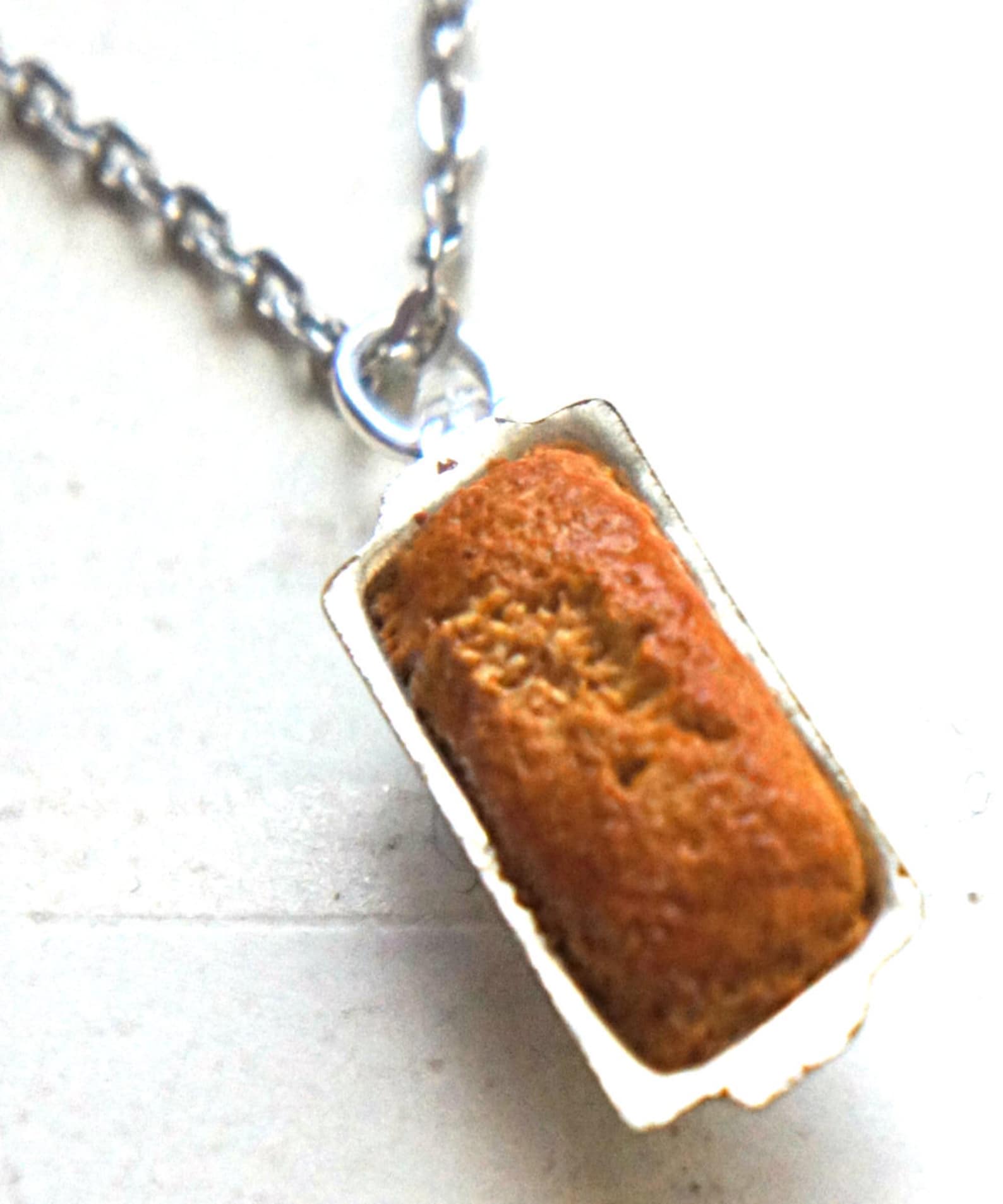Loaf Bread Necklace Miniature Food Food Necklace Bread - Etsy