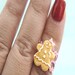 Gingerbread Cookie Ring Miniature Food Jewelry Christmas - Etsy