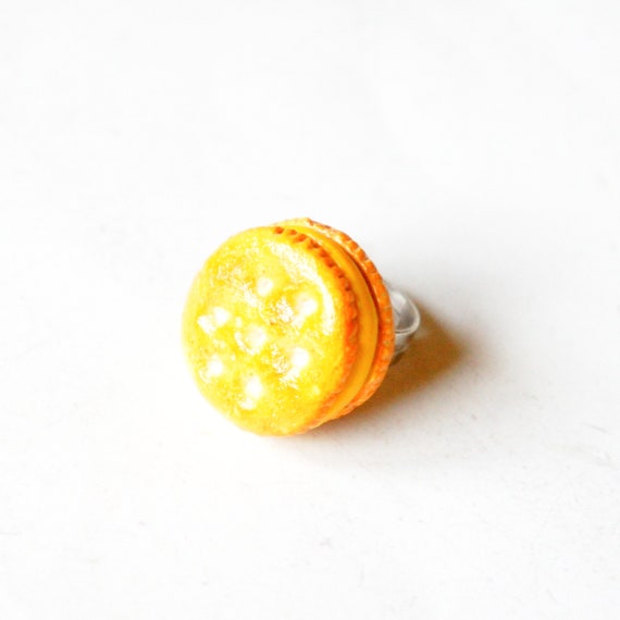 Cheese Crackers Ring Miniature Food Jewelry - Etsy