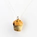 Blueberry Muffin Necklace Miniature Food Jewelry Sterling - Etsy