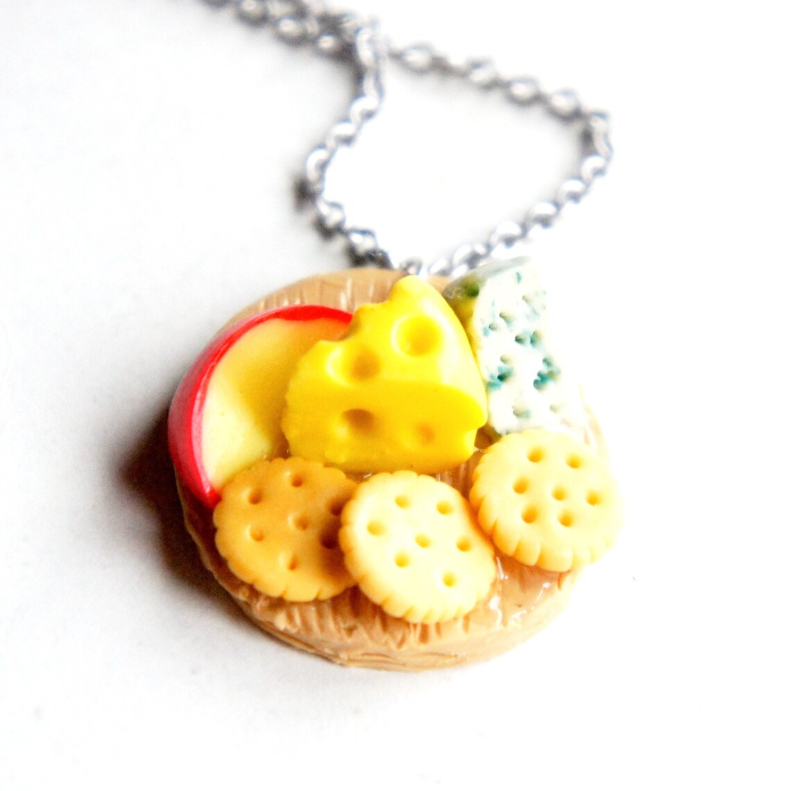 Cheese Plate Necklace - Etsy