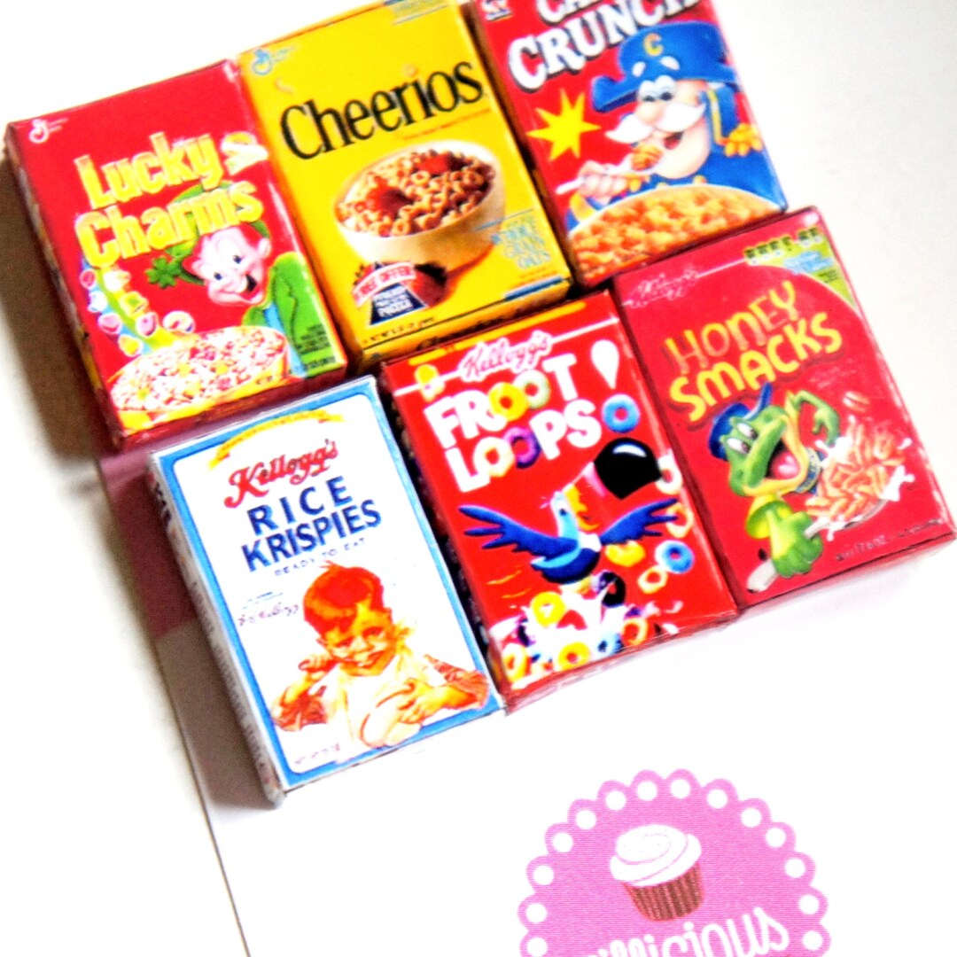 Miniature Cereal Box Necklace: Breakfast Food Jewelry - Etsy