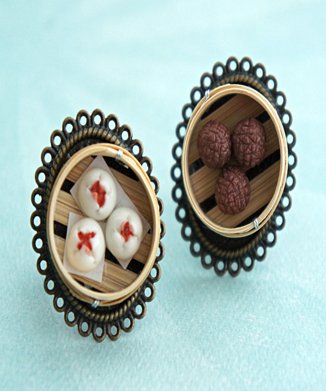 Chinese Dim Sum Ring Miniature Food Jewelry Chinese Food - Etsy