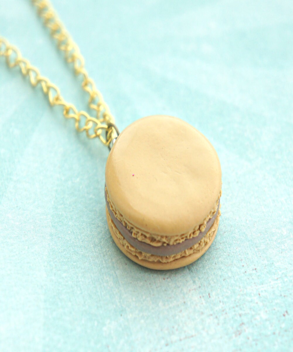 French Macaron Necklace Macaron Necklace Parisian Jewelry - Etsy