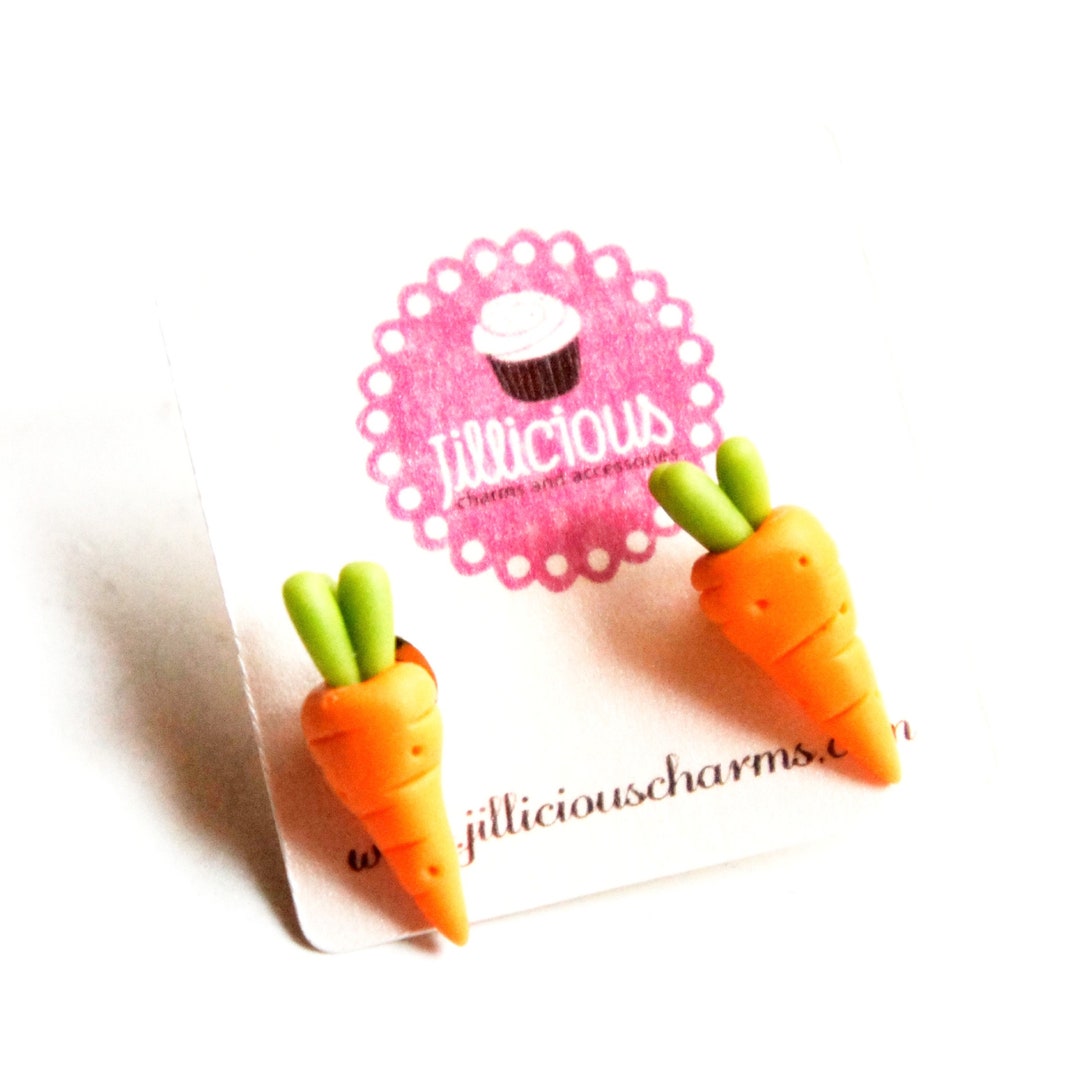 Carrot Earrings Miniature Food Jewelry, Vegetable Earrings - Etsy Carrot Earrings Miniature Food Jewelry, Vegetable Earrings - Etsy