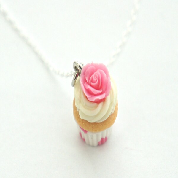 Cupcake Necklace - Etsy