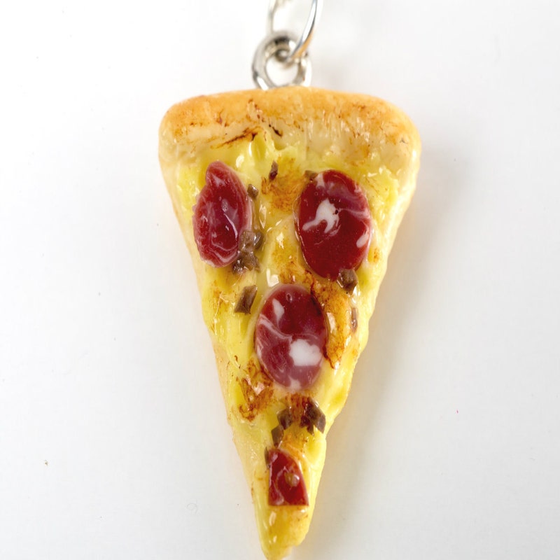 Pizza Necklace - Etsy