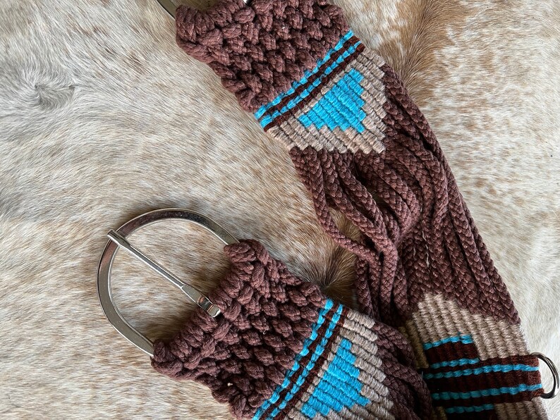 30 Wool String Horse Girth Cinch for Western Saddle Teal - Etsy