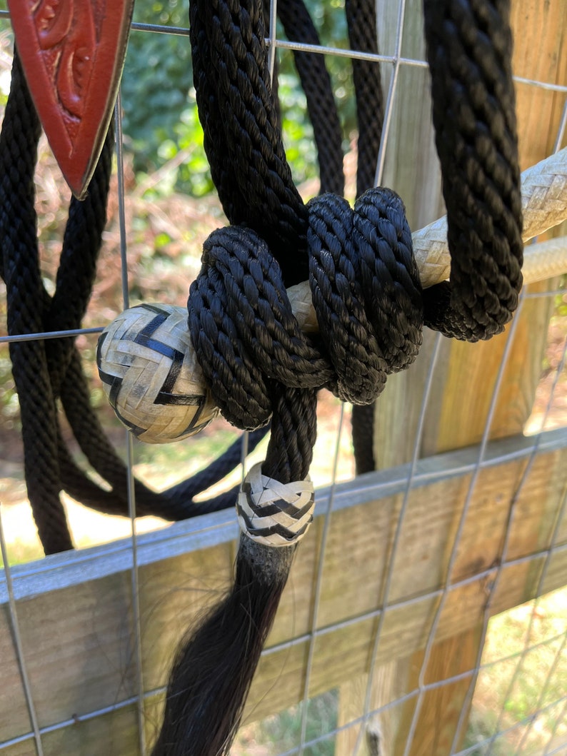 Teal Laced Horse Size Complete Bitless Hackamore Rawhide Bosal - Etsy