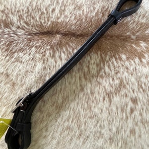 Black Genuine Leather Western Girth Cinch Connector Strap Free Shipping ...