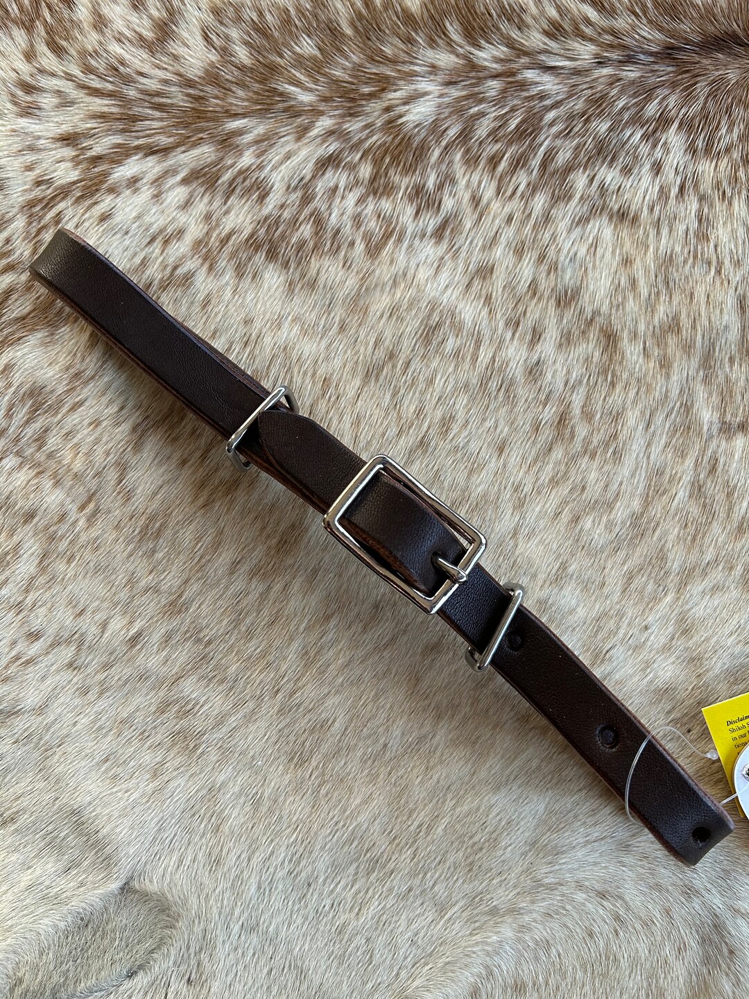 Dark Brown Leather Western Curb Strap for Horse Bridle Bit FREE ...