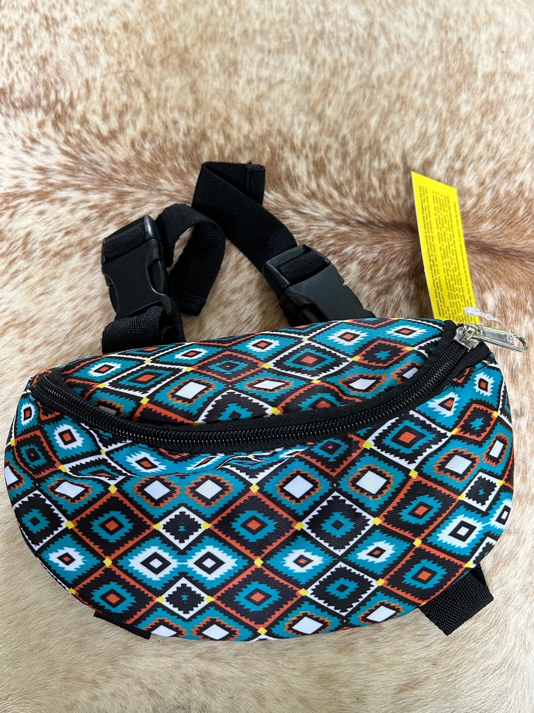 Teal Aztec Print Cordura Nylon Western Saddle Horn Pouch FREE SHIPPING ...