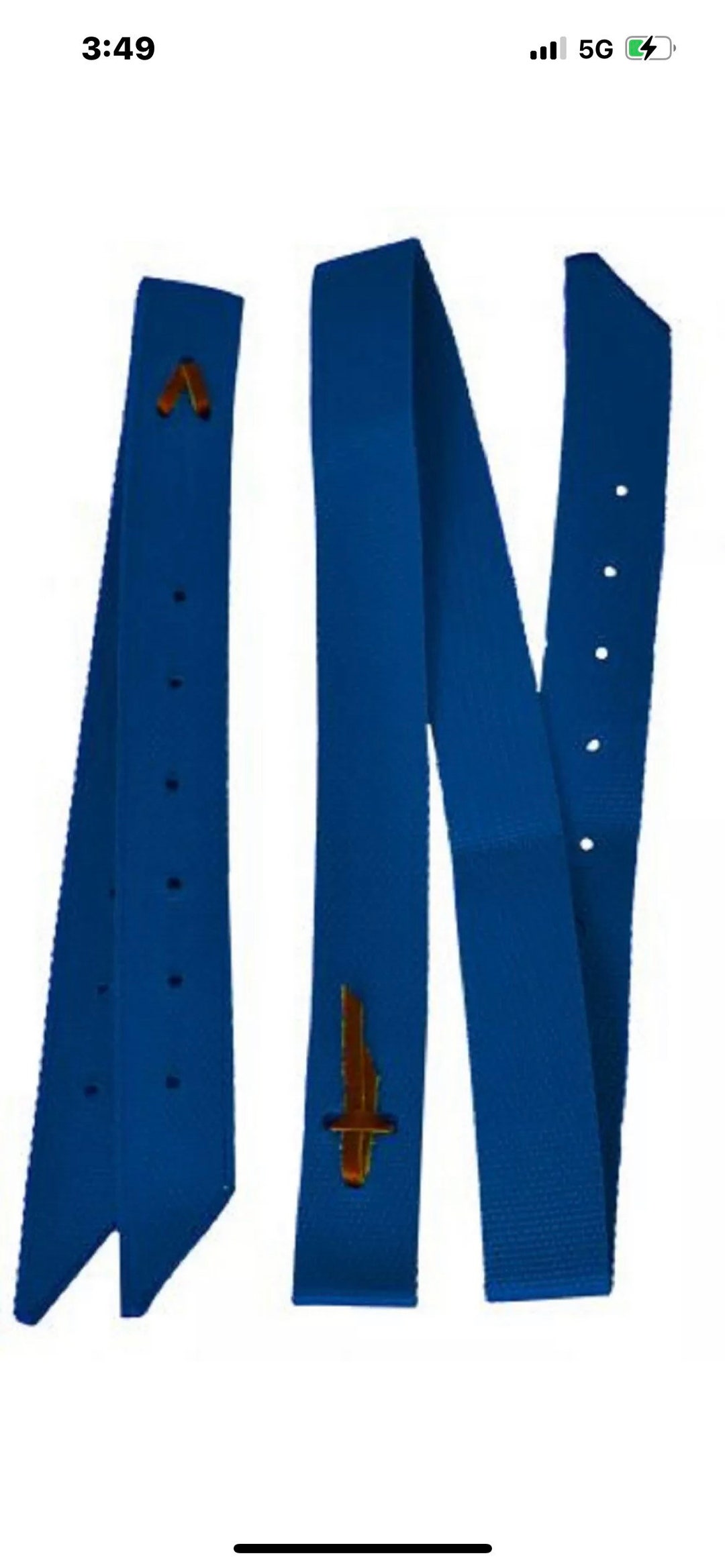 Royal Blue Western Saddle Nylon Tie Strap & off Side Billet Set - Etsy