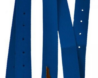 Blue Ombré Design Nylon Tie Strap & off Billet Set for Western Saddle ...