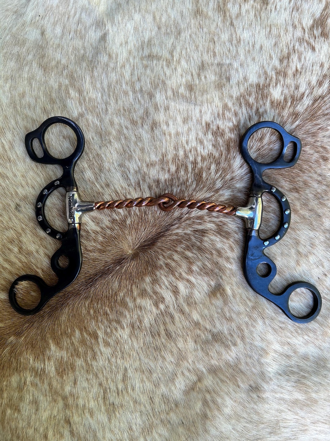 Short Shank Twisted Copper 5” Mouth Snaffle Horse Bit FREE Ship - Etsy