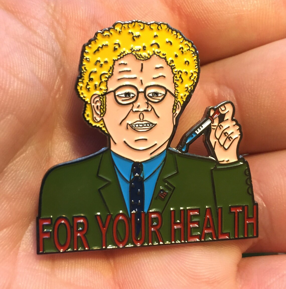 Dr. Steve Brule for Your Health LSD Dropper Pin - Etsy