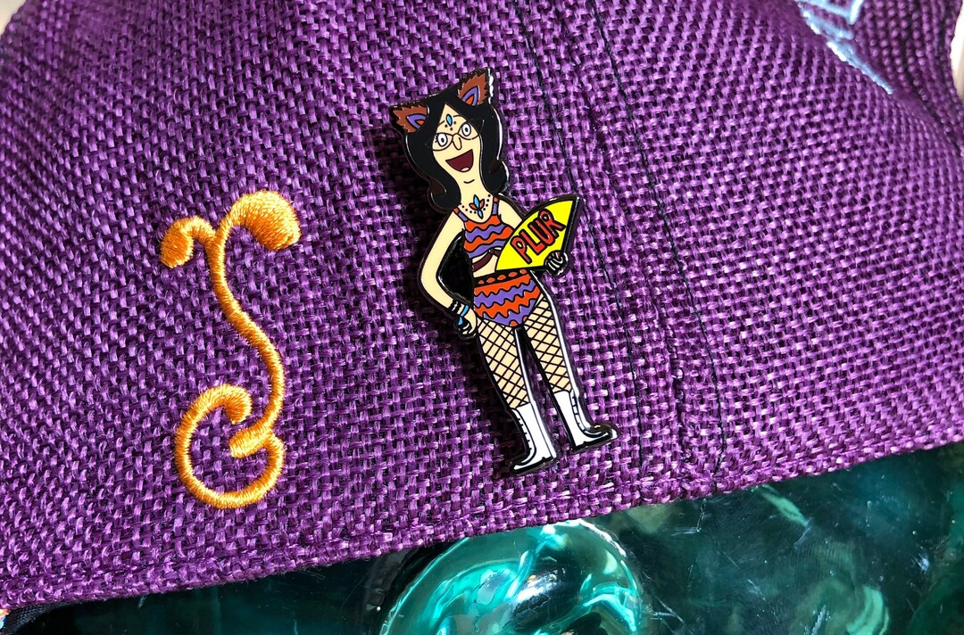 Rave Mama Linda Hat Pin – PLUR Fan & Kritter Klips Rave Vibes! - Etsy