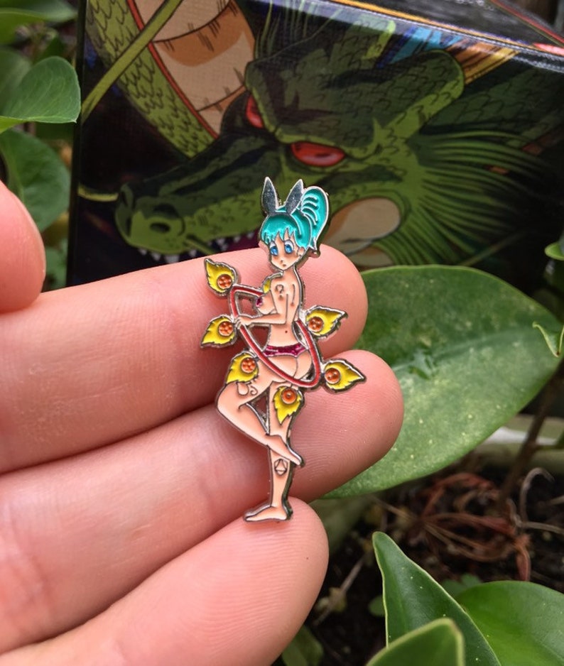 DBZ Bulma Cartoon Anime Lapel Pin - Etsy