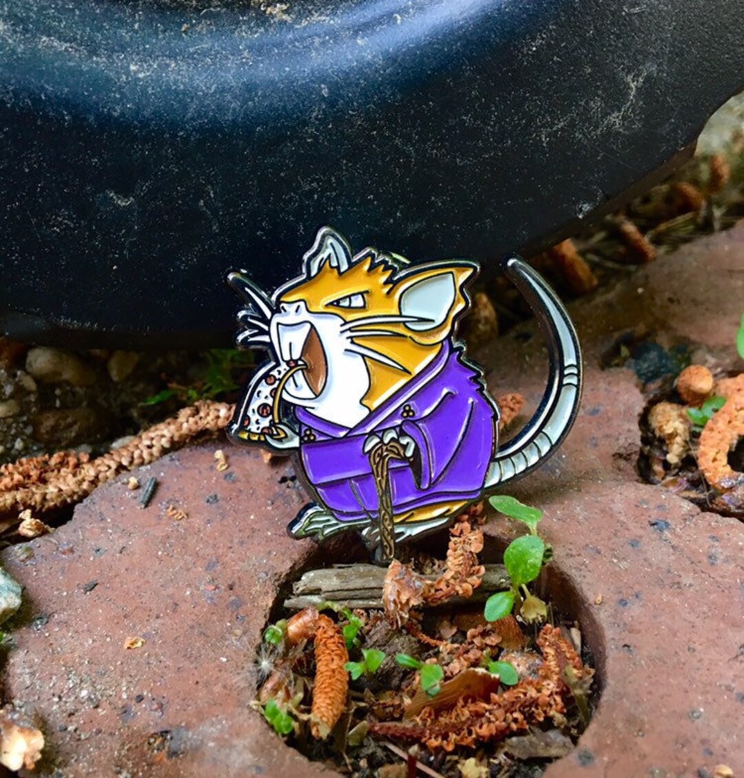 Master Splinter Raticate Hat Pin - Etsy
