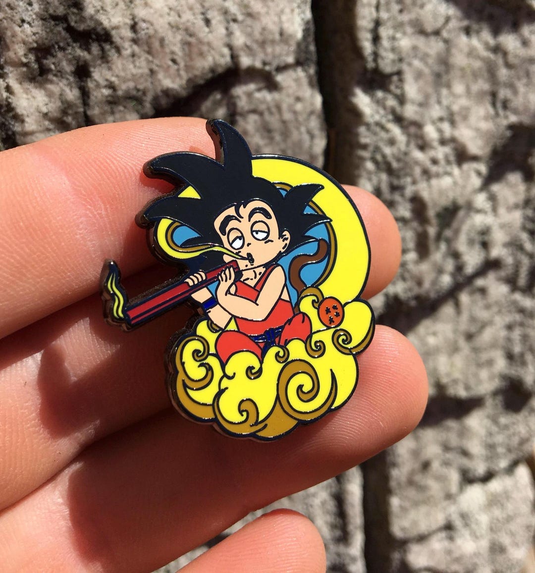 Flying Nimbus, Toking Goku Hat Pin, Funny Anime DBZ Collectibles, Funny ...
