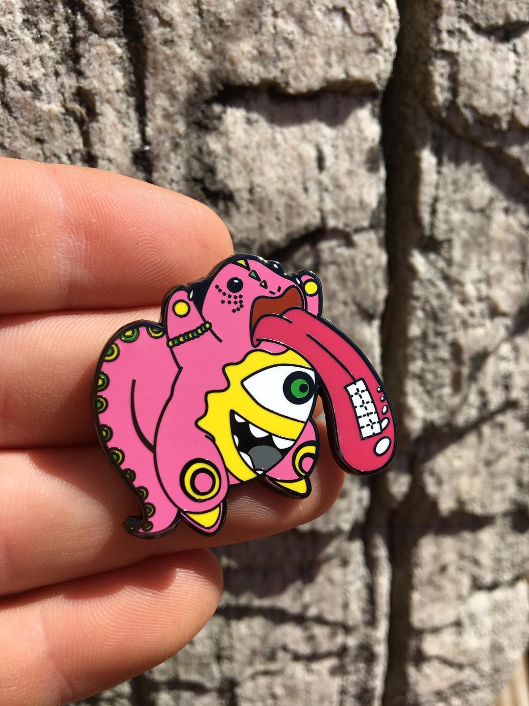 Lick-it-spun Subtronics Hat Pin Version 3 by MKP, Gifts for Raver Anime ...