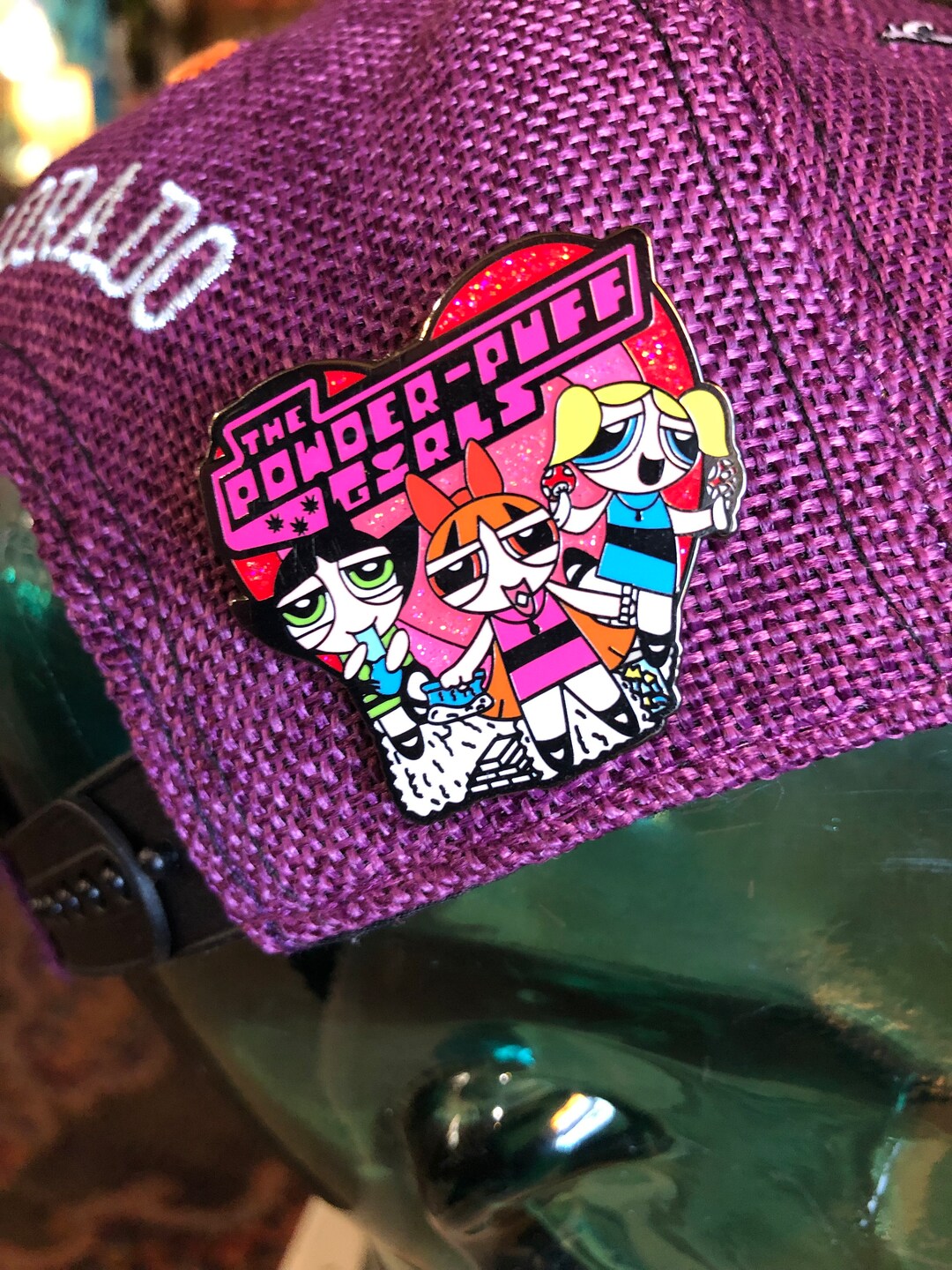 Powder Puff Girls Funny Drug Humor Parody Pin 90's Cartoons Nick Toons ...