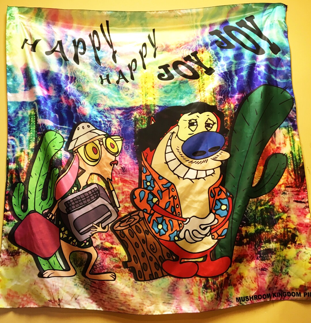 Ren and Stimpy's Fear and Loathing in Las Vegas Funny Tapestry ...