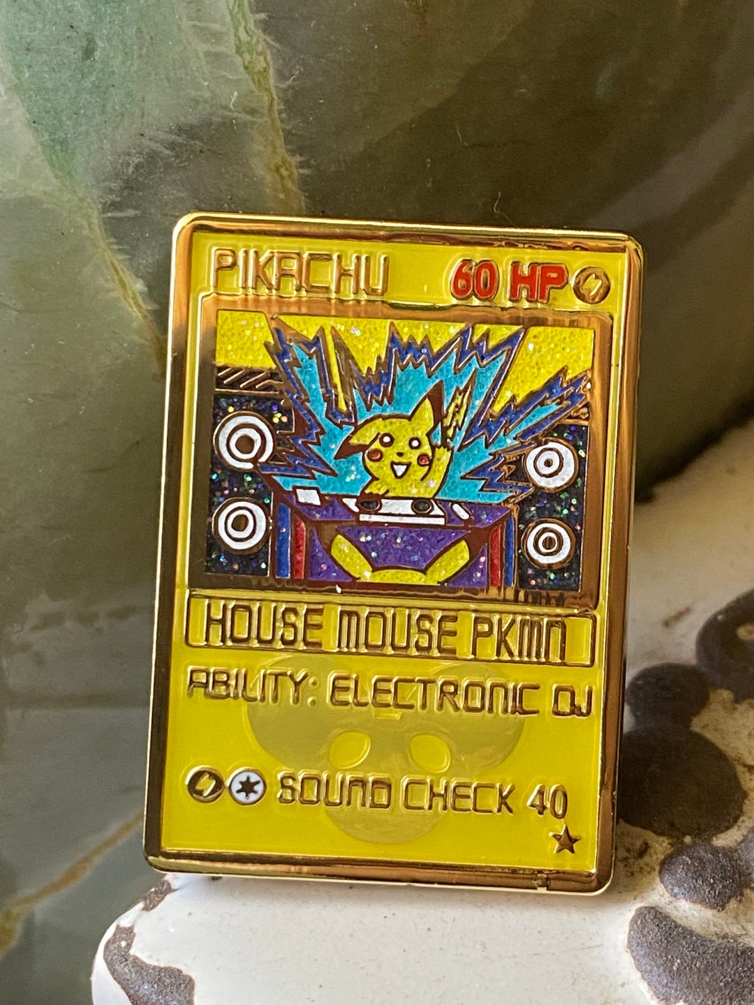 DJ Pika Trading Card Hat Pin – Limited Edition Pika Rave Pin, Anime ...